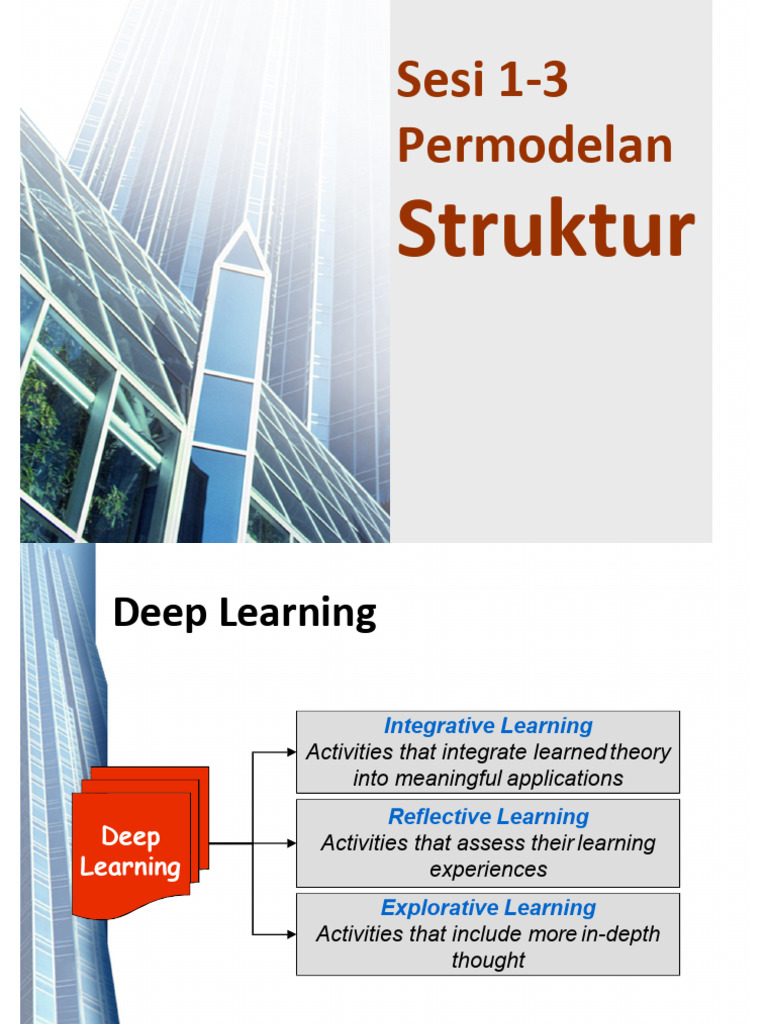 Sesi 1-3 - Permodelan Struktur v2014 (Compatibility Mode) | PDF