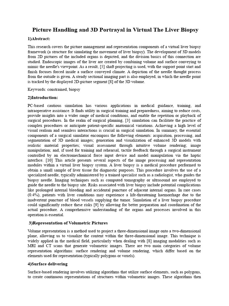 VIRTUAL LIVER BIOPSY | PDF | Ct Scan | Voxel