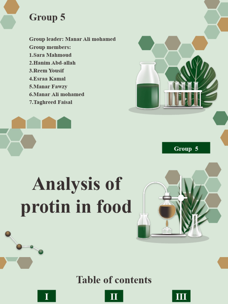 Group 5 Protin Analysis F | PDF | Proteins | Biochemistry