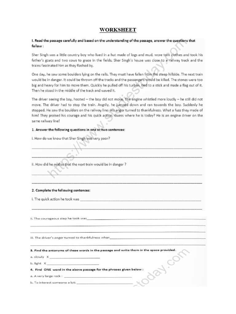 Friendship and Grammar Worksheet | PDF