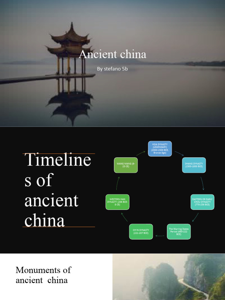 Ancient China Timeline & Monuments | PDF
