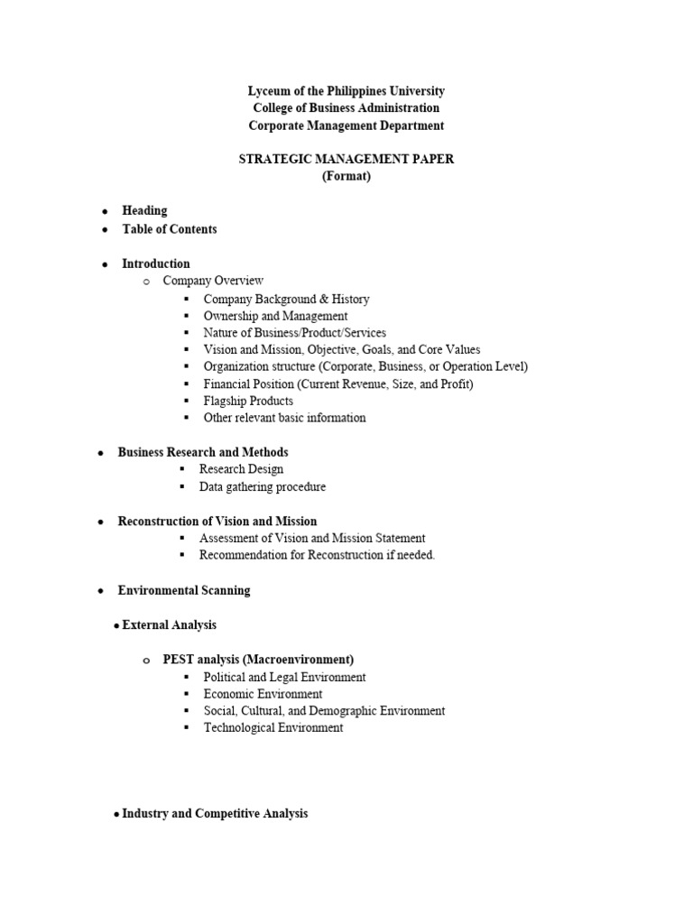 Strama Paper Template For LPU | Download Free PDF | Economies ...