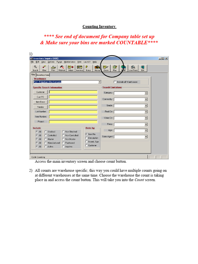 Inventory Counting | PDF | Computer File | Computing
