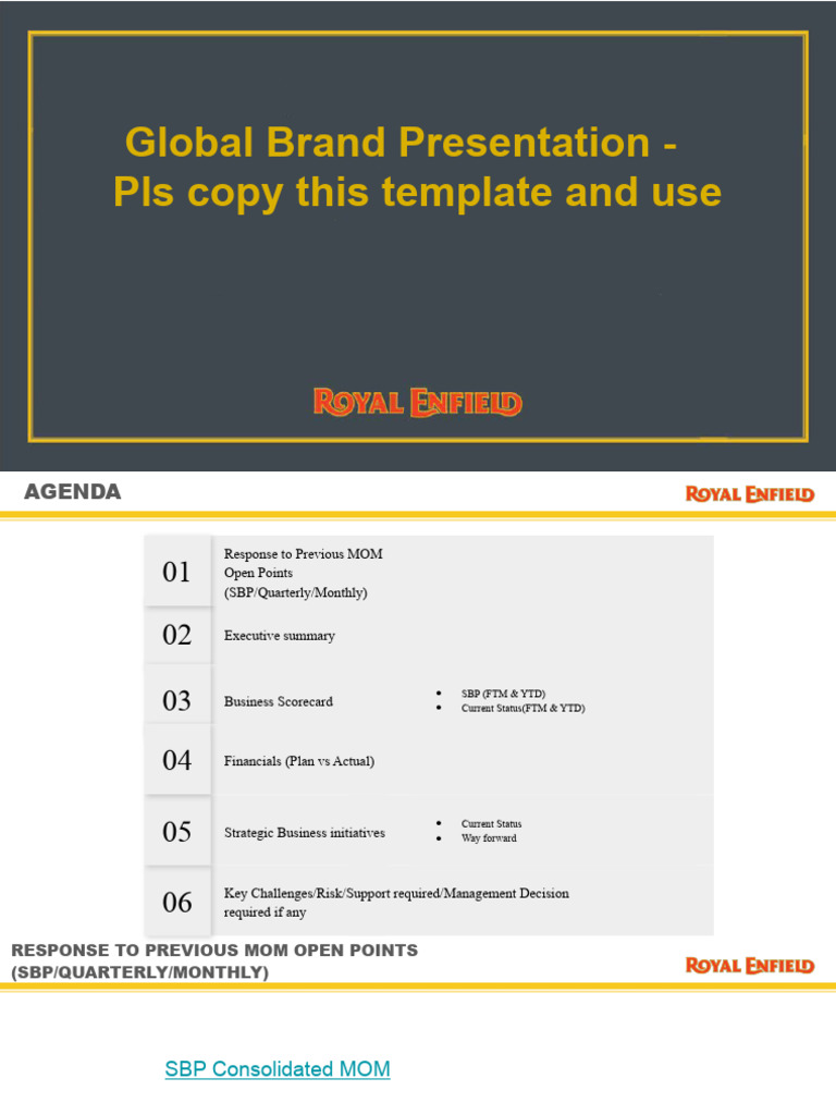 FY2024-25 - Global Brand - Pls Copy This Template and Use | PDF ...
