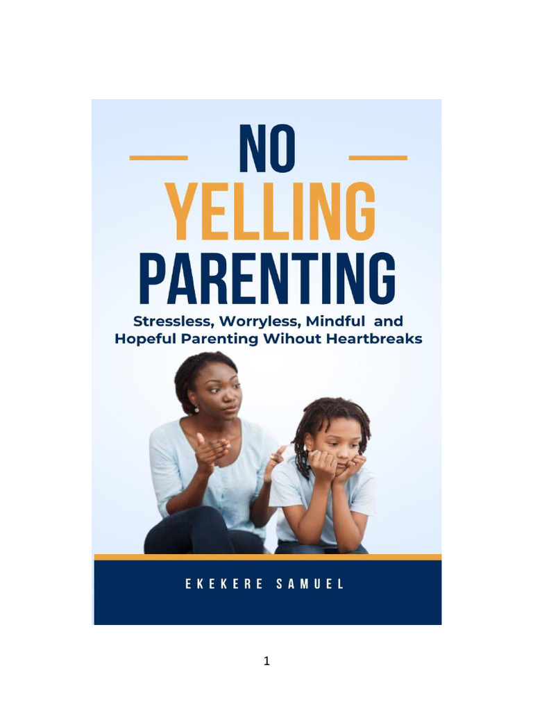 Stop Yelling | PDF | Disciplines | Parenting
