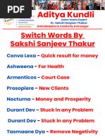 TDG - Vedic Sanatan Hindi Switch Words by Ritu Gupta-23-53 | PDF | Planets In Astrology | Causes ...