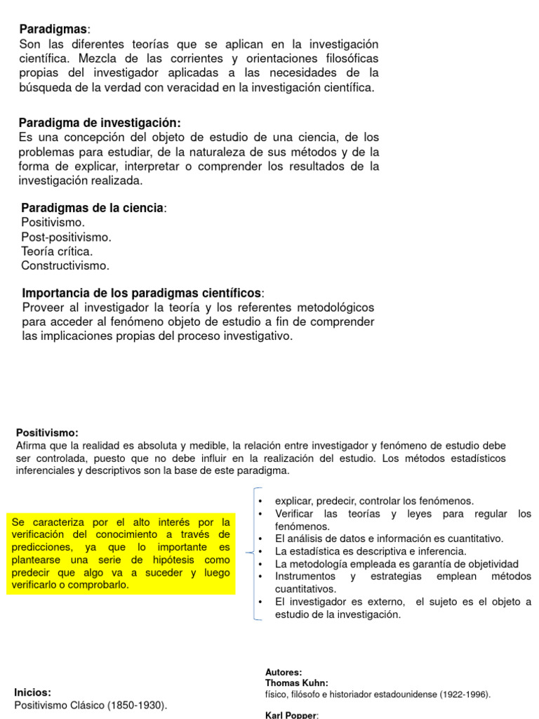 Paradigmas de La Investigacion Cientifica | PDF | Paradigma | Teoría