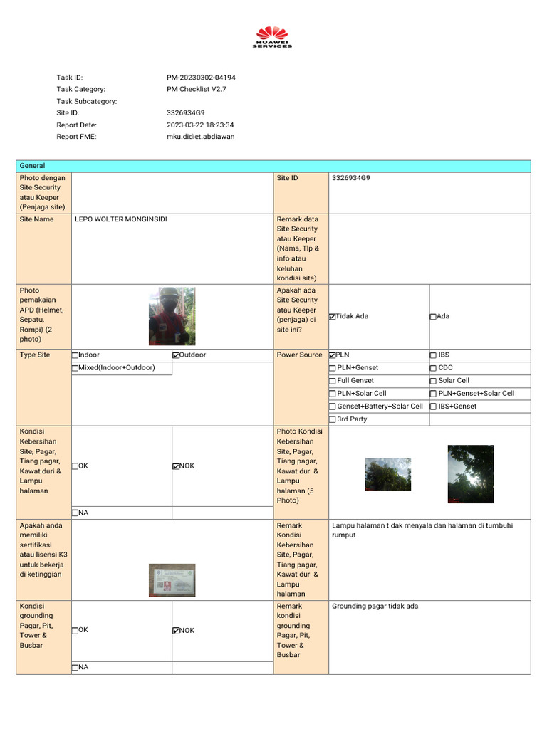PM-20230302-04194 3326934G9 Checklist PM Checklist V2.7 PC v10 | PDF ...