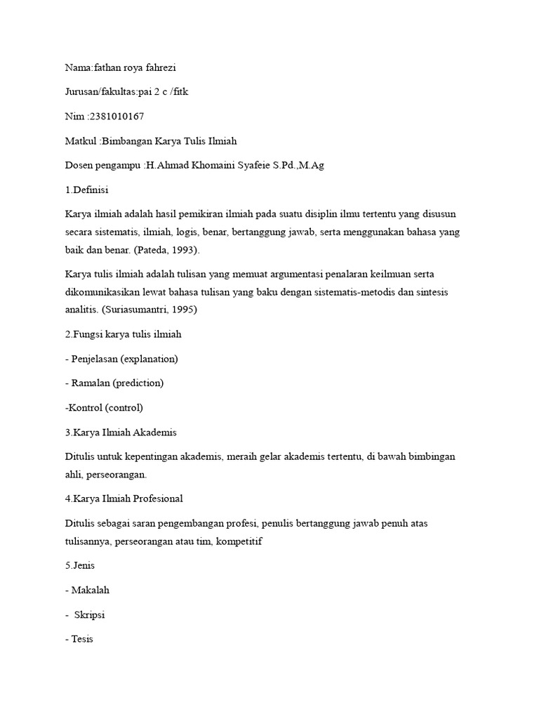 Tugas Fathan Ke 2 | PDF