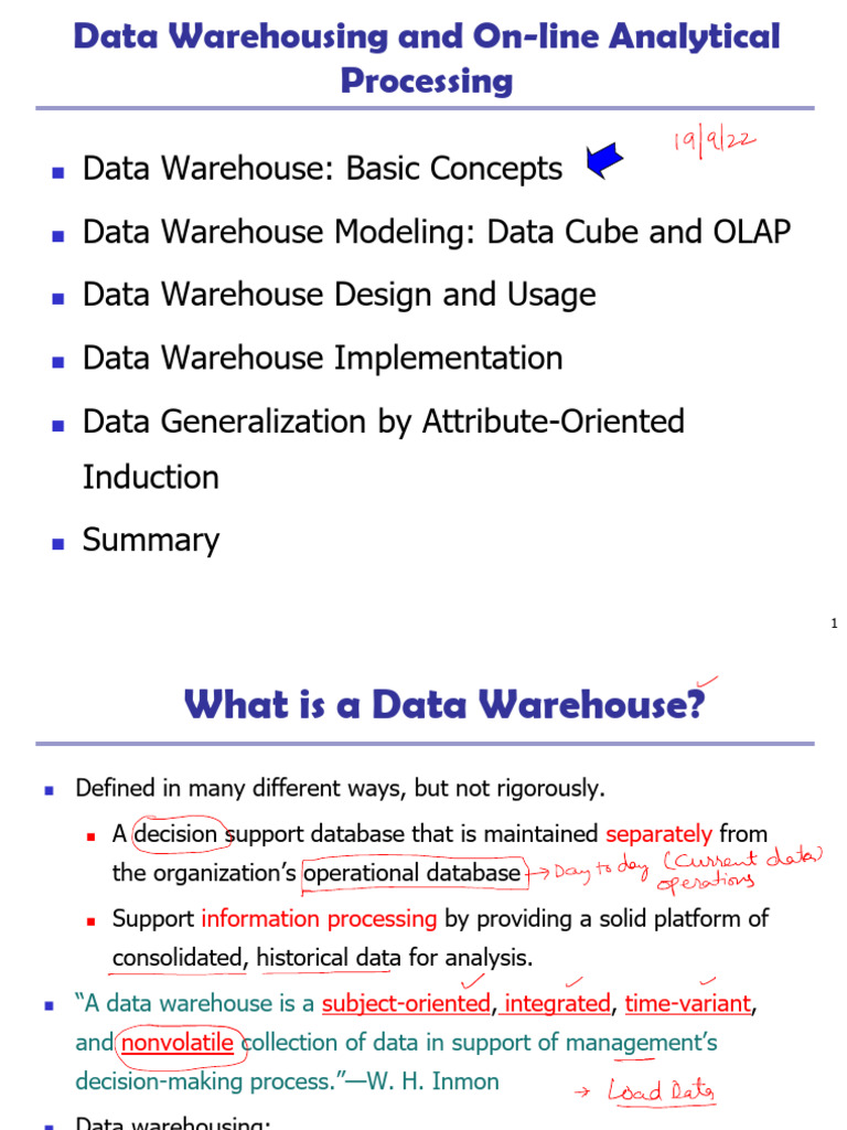 04DWH & Olap | PDF | Data Warehouse | Data Management