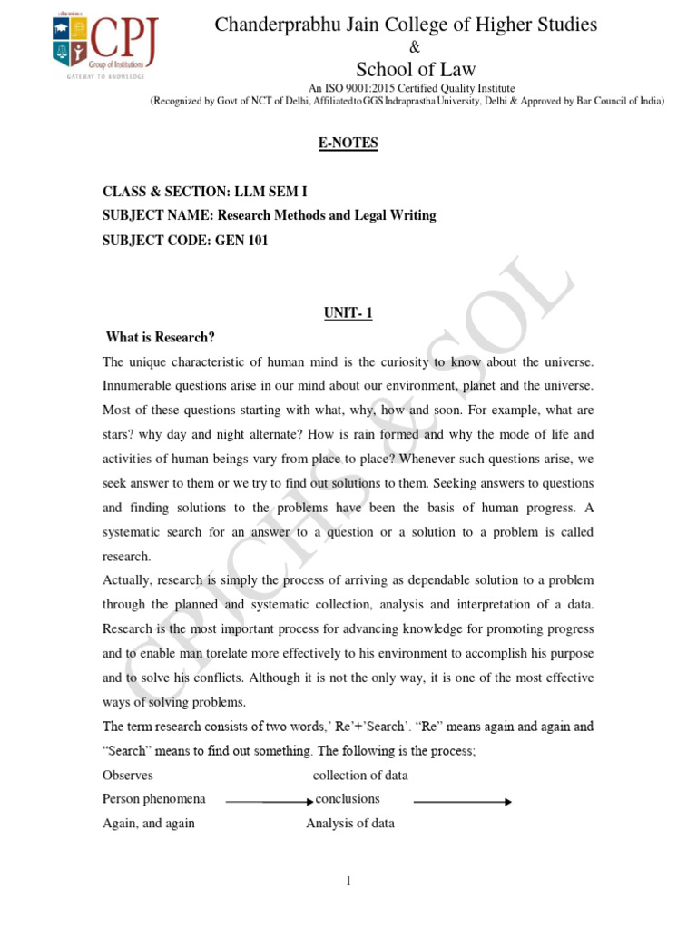 Gen 101 U - 1 | Download Free PDF | Theory | Scientific Method