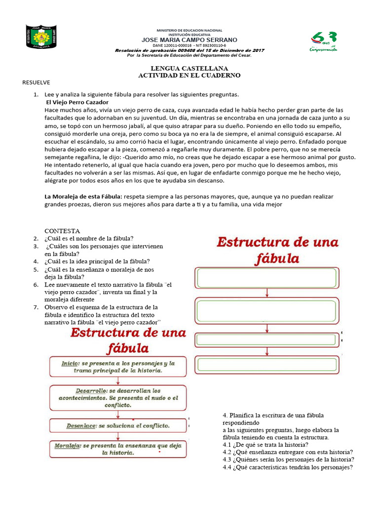 Taller La Fabula | PDF | Fábula