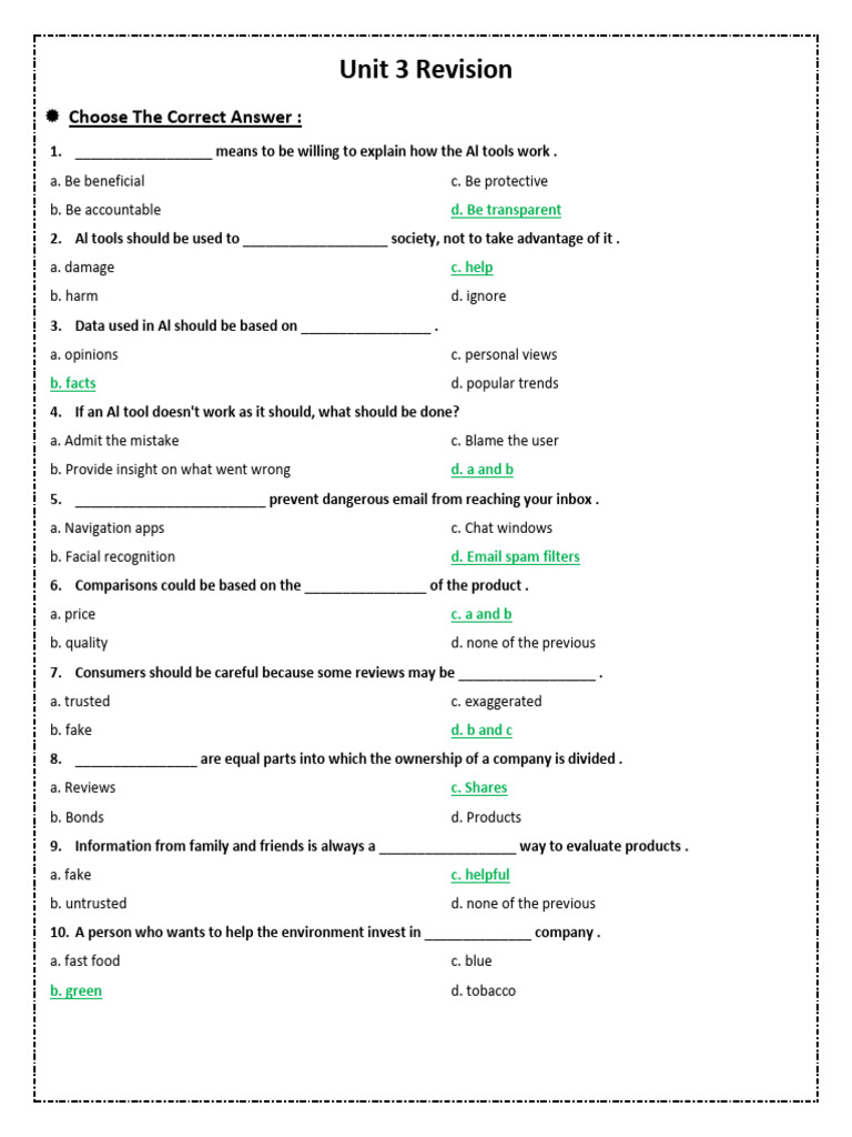 Revison Answers Form 6 Computer | PDF | Microsoft Word | Microsoft Power Point