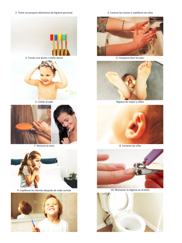 10 Hábitos de Higiene Personal | PDF