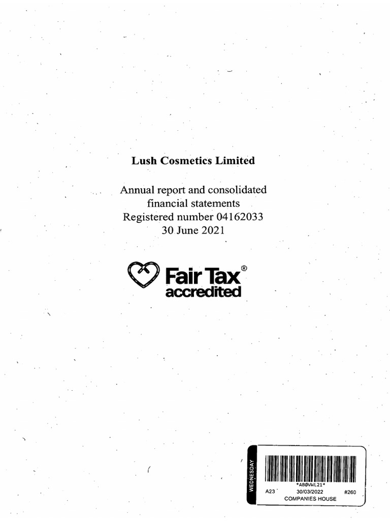 Lush Reports2021 | PDF