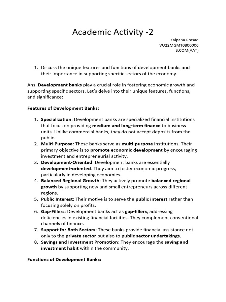 IFS Academic Activity 2 | PDF | Investment Banking | Non Bank Financial ...