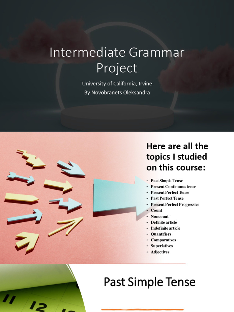 My Grammar Project | PDF | Adjective | Grammatical Tense