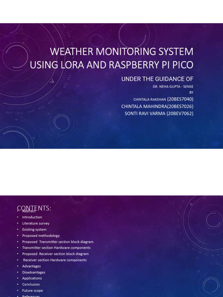 Capstone 2 Final Report | PDF | Internet Of Things | Computer Science