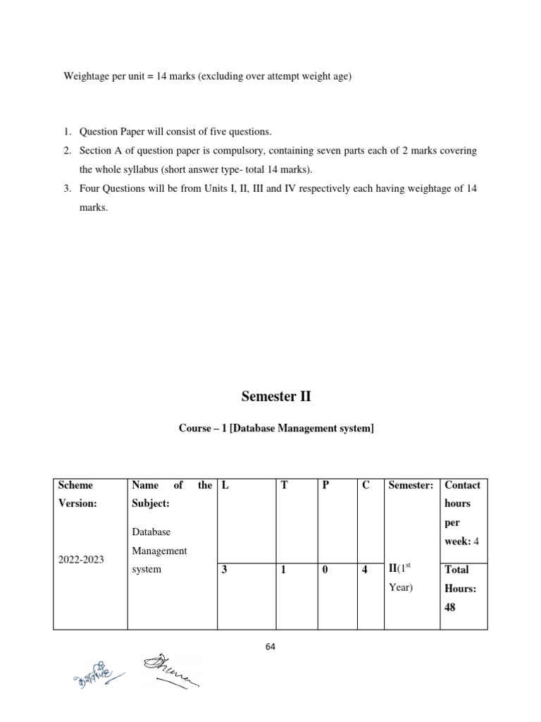 MCA SEM-2 (Vmad) | PDF | Databases | Relational Database