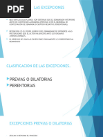 Excepciones Dilatorias y Perentorias | PDF | Demanda judicial | Ley ...