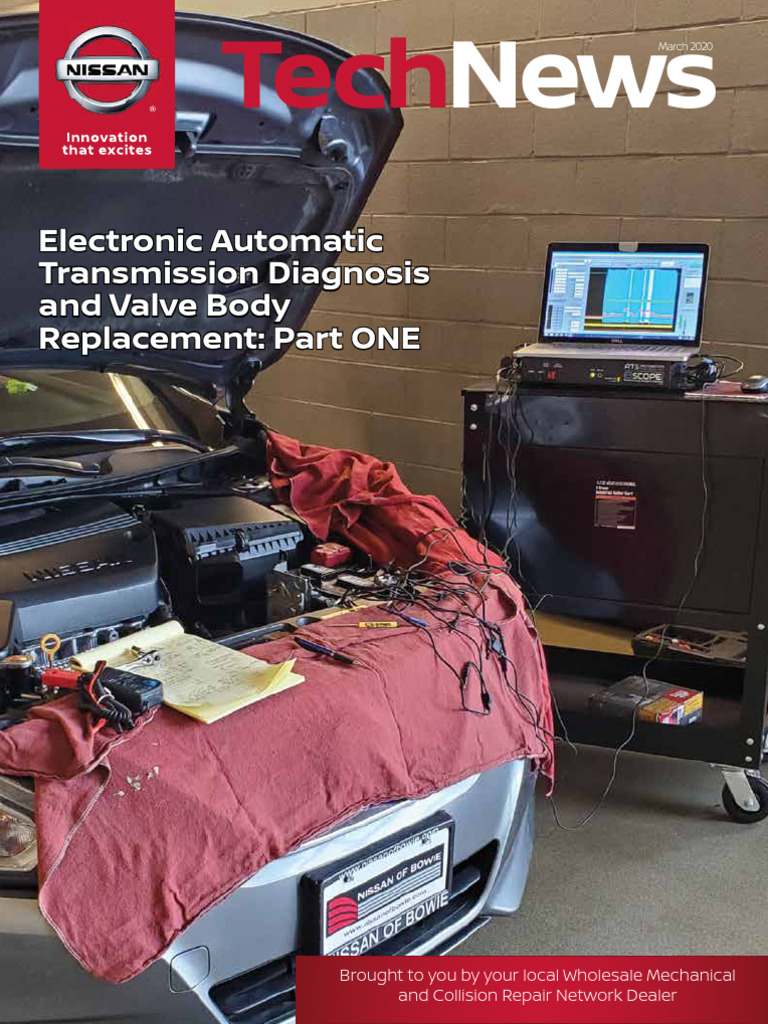 NIssan EAT Electronic Automatic Transmission Diagnosis Valve Body ...