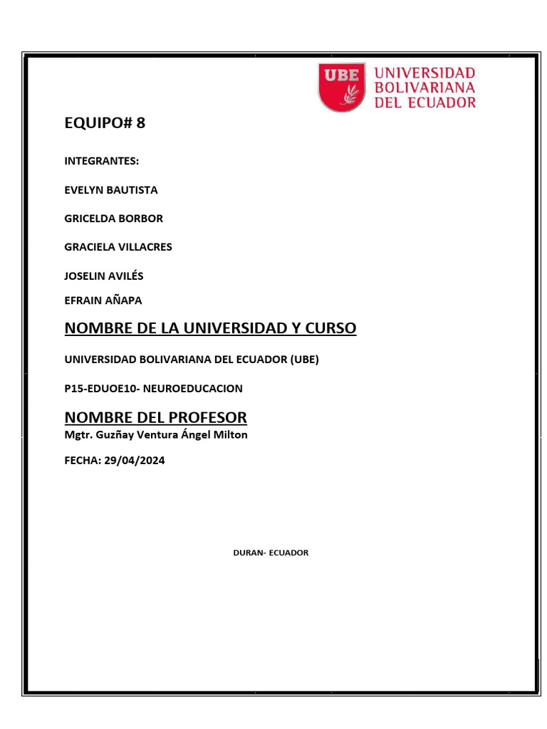 Tarea Practica 2 Neuroeducacion 1 | PDF | Aprendizaje | Diseño