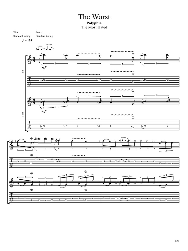 The Worst Polyphia Tab Analysis | PDF | Branche législative du ...