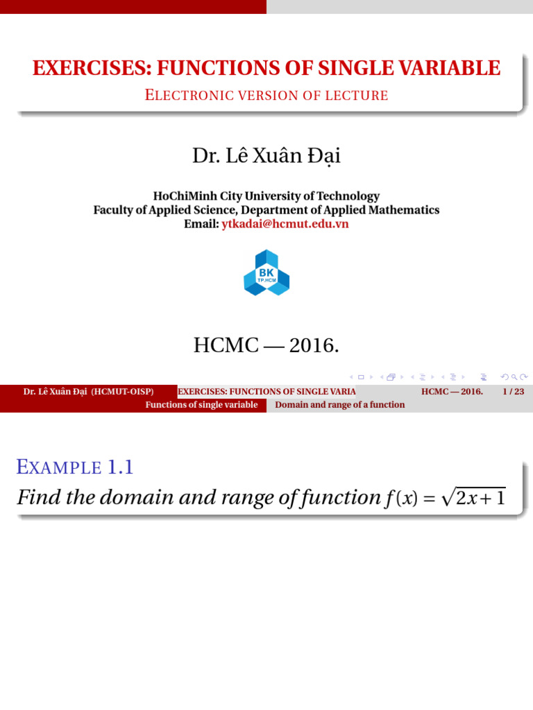 Functions Exercises | Download Free PDF | Function (Mathematics) | Equations