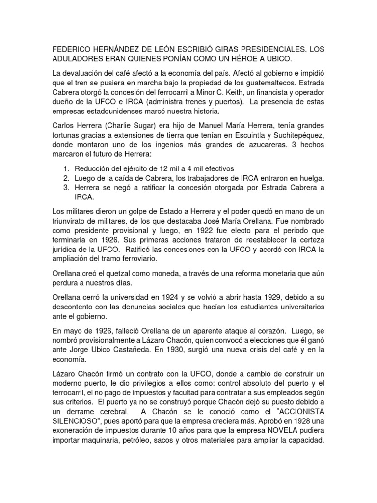 Video 3 y 4 Jorge Ubico | PDF