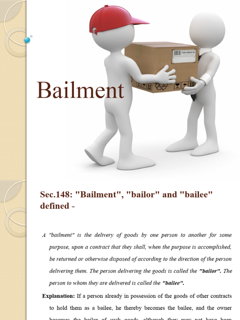 Bailment Part 1 | PDF | Loans | Legal Liability