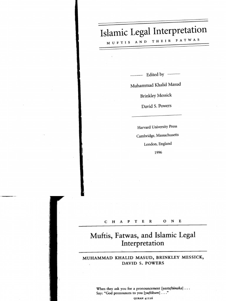 Islamic Legal Interpretation | PDF