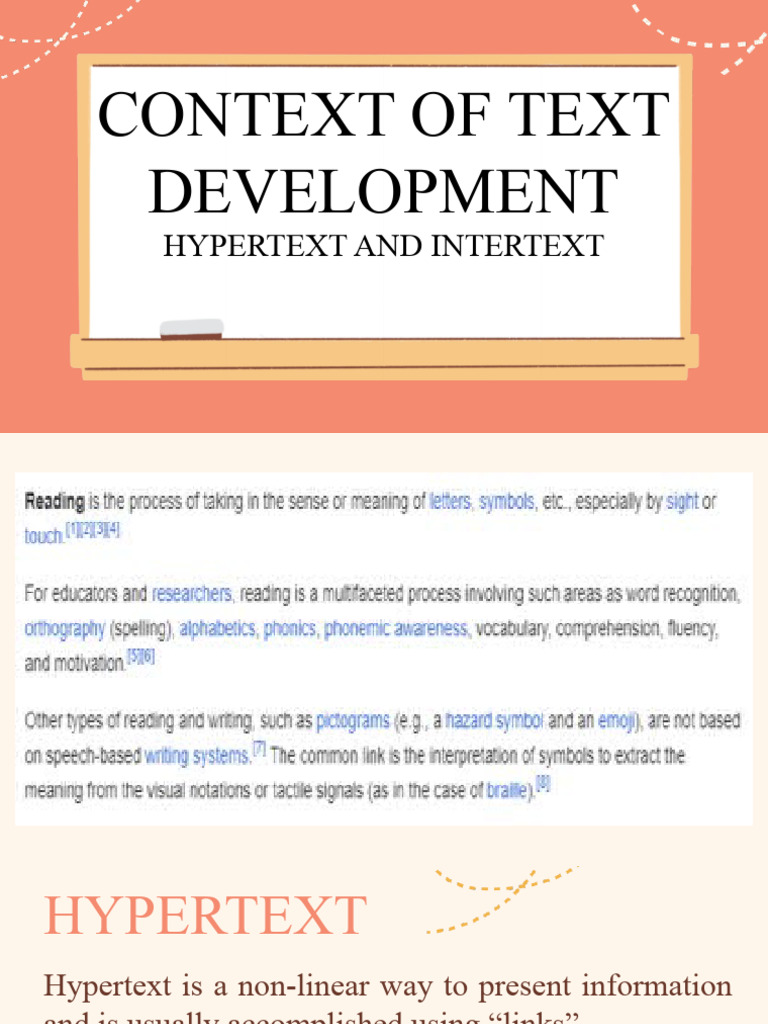 3.-HYPERTEXTAND-INTERTEXT | PDF | World Wide Web | Internet & Web
