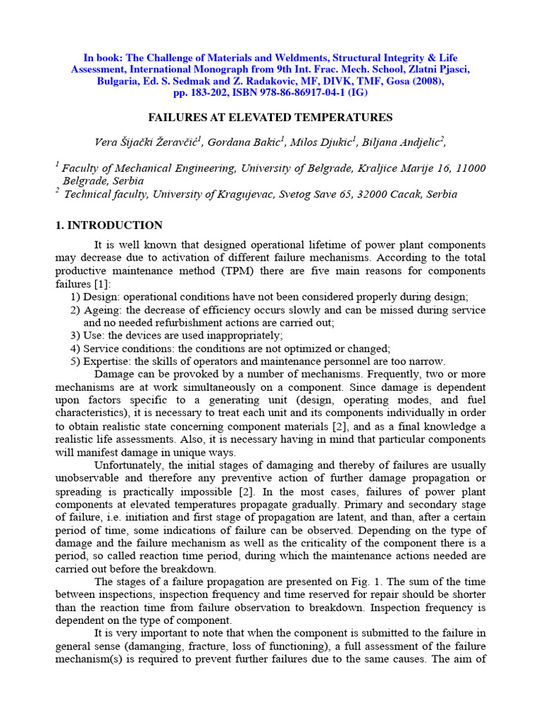 Failures at Elevated Temperatures | PDF | Corrosion | Fracture