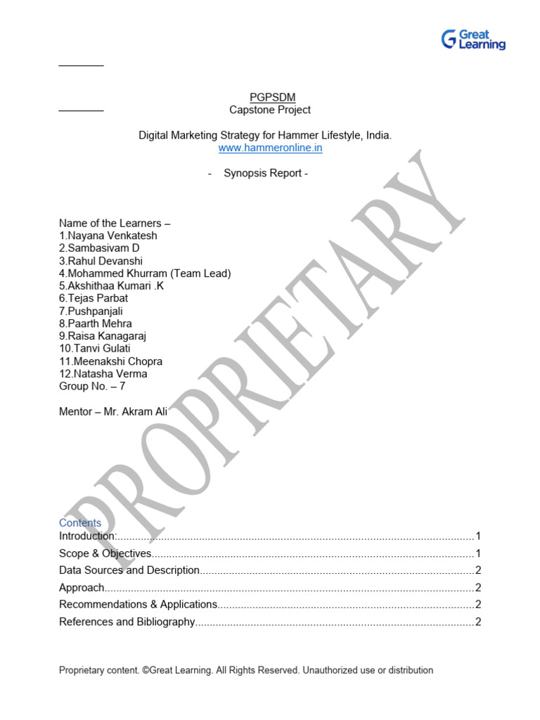 Capstone Template For Synopsis-GROUP-7-Final | PDF | Search Engine Optimization | Search Engine ...