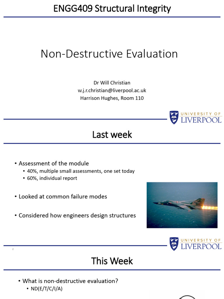 NDE Techniques in Structural Integrity | PDF | Radiography ...