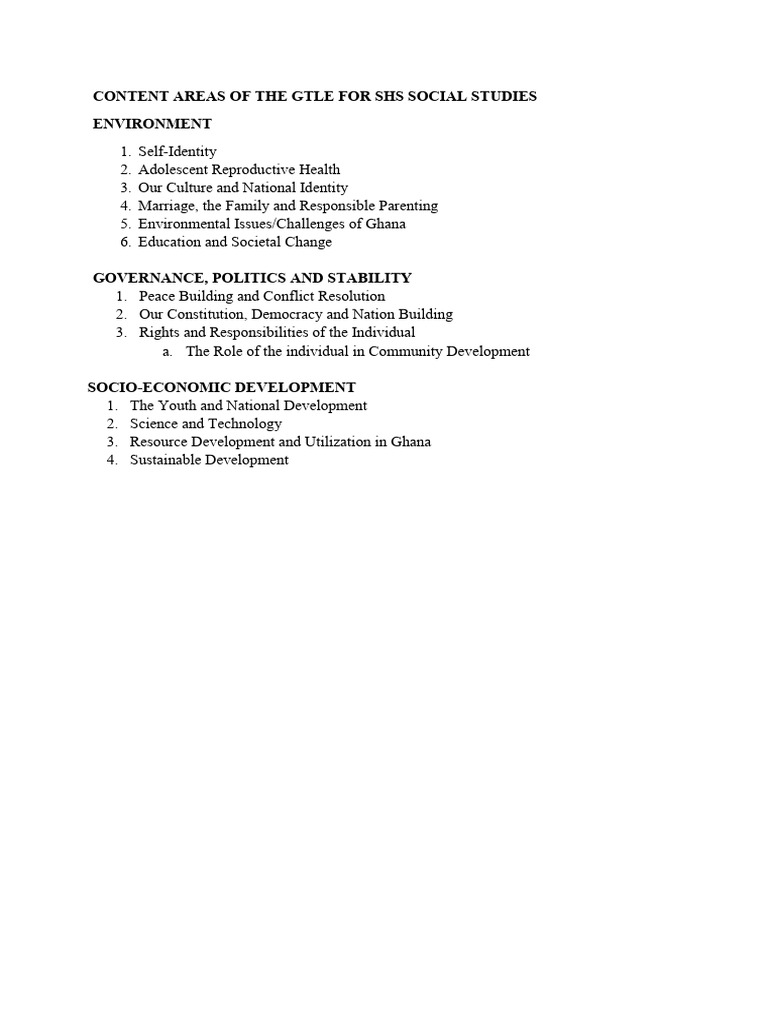 Social Studies Shs | PDF | Self Concept | Adolescence