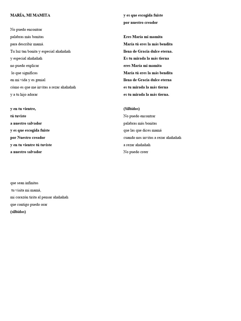 María Mi Mamita Pdf