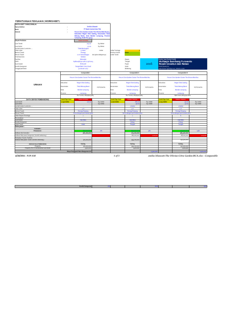 Emilia Liliawati-The Olivine-Citra Garden-sBCA | PDF