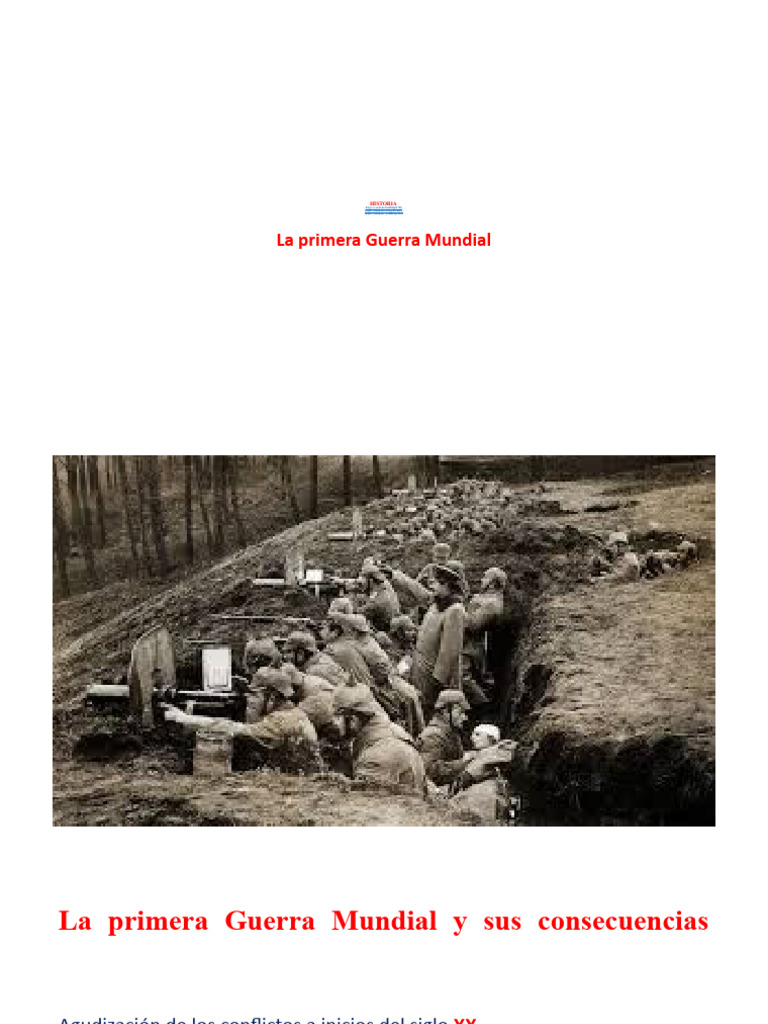 2 Primera Guerra Mundial y Sus Consecuencias | PDF | Austria Hungría | imperio Alemán