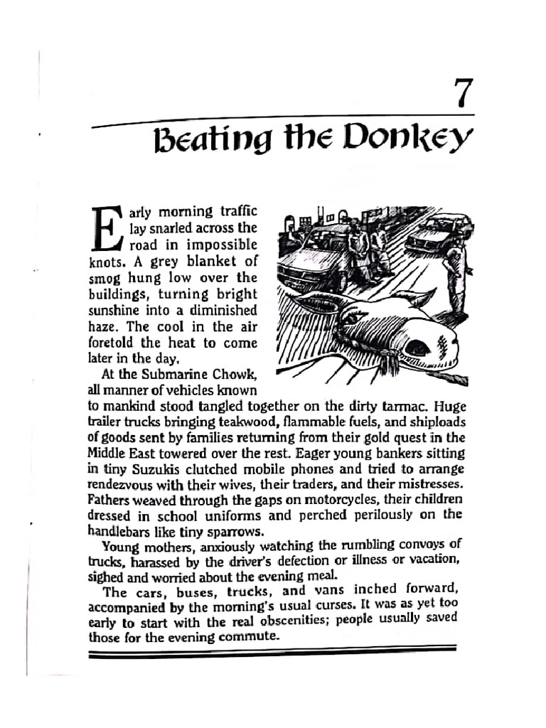 Beating The Donkey Text | PDF