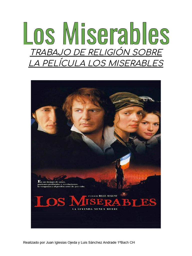 Miserables Practica | Descargar gratis PDF | Les Misérables (Musical)