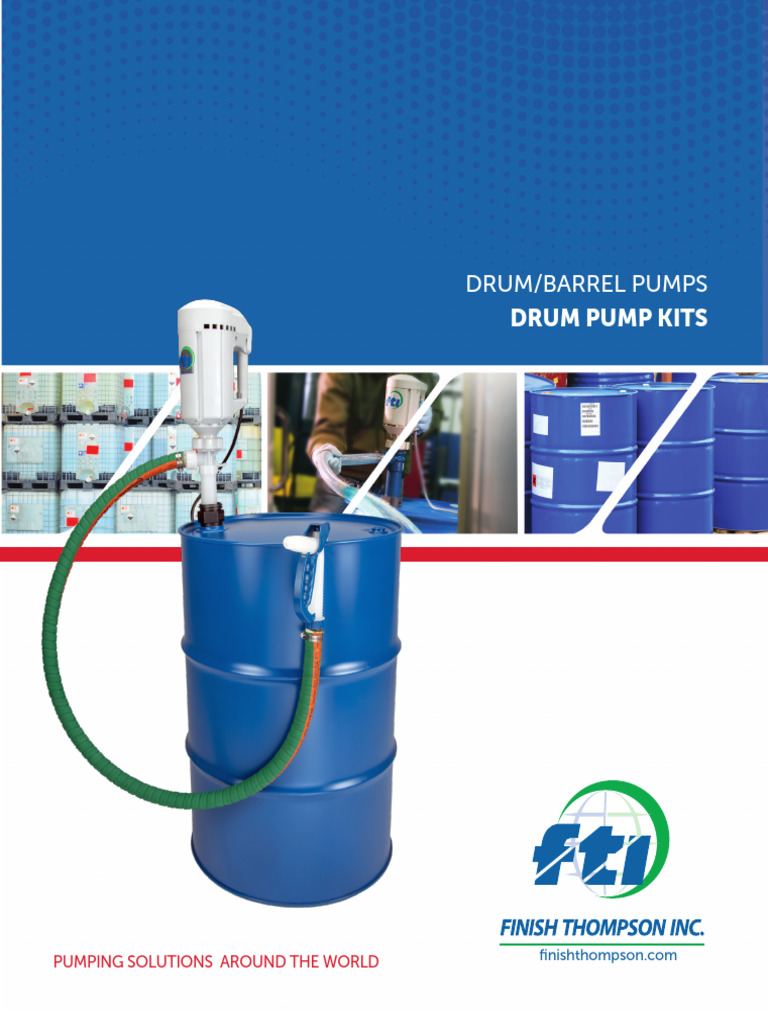 Drum Pump Kit Brochure Adonai Electric | PDF | Pump | Chemical Substances
