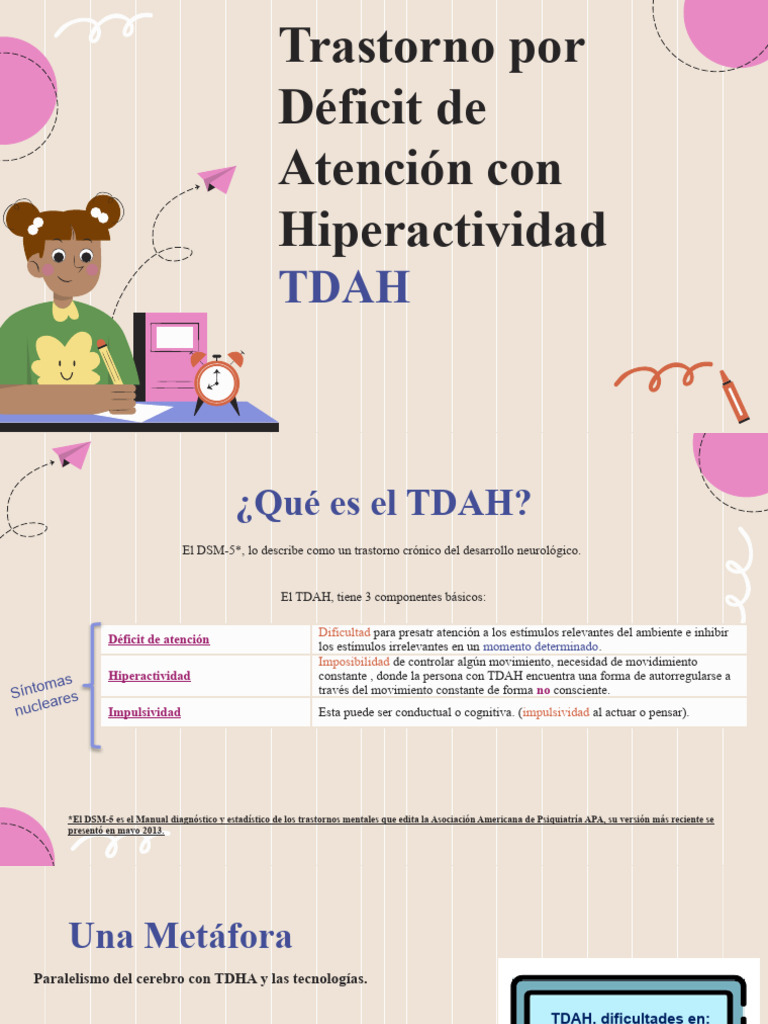 Entendiendo el TDAH: Síntomas y Tratamiento | PDF | Desorden ...