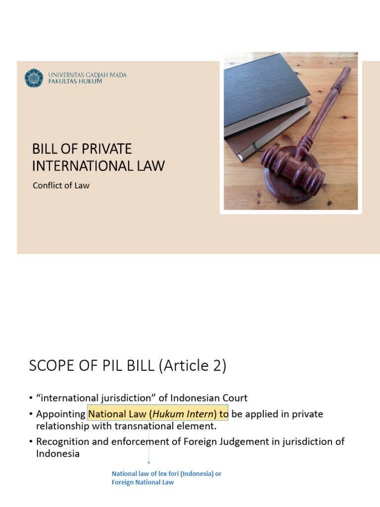 5 Development of Col Bill of Pil | PDF | Choice Of Law | Private Law