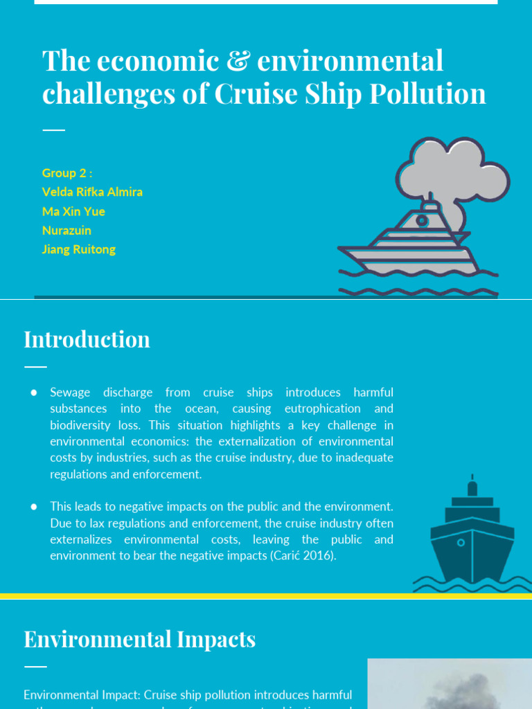 The Economic & Environmental Challenges of Cruise Ship Pollution | PDF ... The Economic & Environmental Challenges of Cruise Ship Pollution | PDF ...