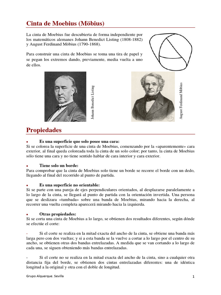 Explorando la Cinta de Moebius | PDF | Geometría