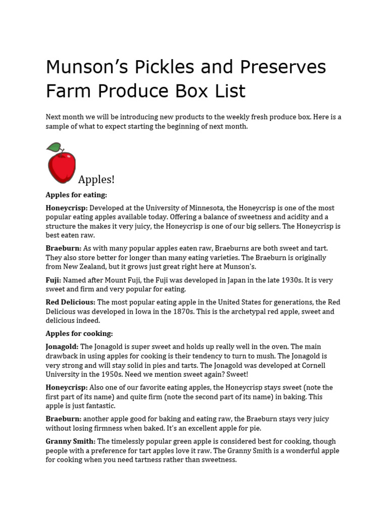 L4 T1 Try2 Produce List Starter | PDF