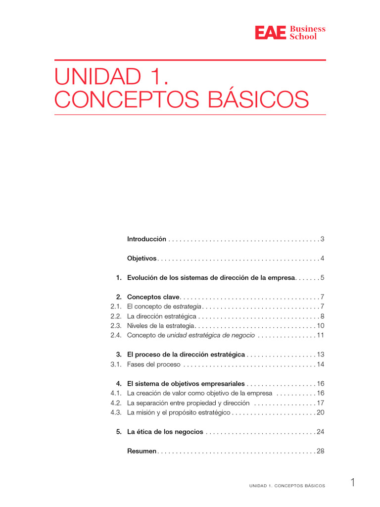 M1U1 - Conceptos Básicos | PDF | Business | Planificación