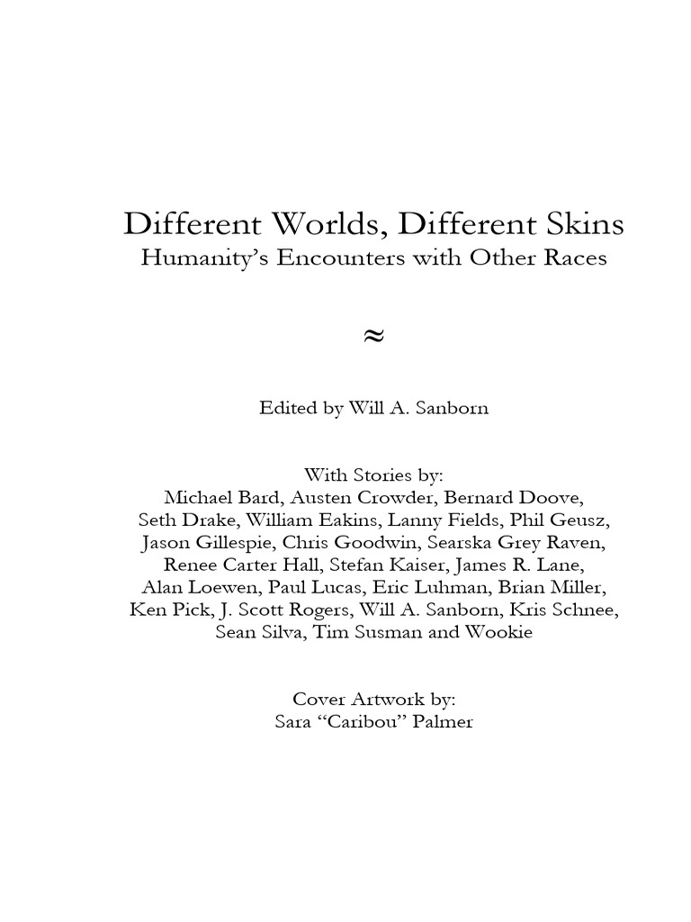 Different Worlds Different Skins Vol 1 Sample Download Free Pdf