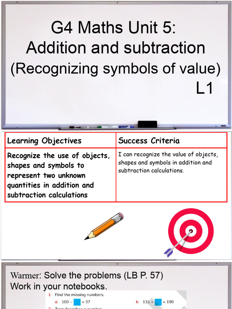 G4 Maths Unit 5 L1 - Addition and Subtraction | Download Free PDF ...